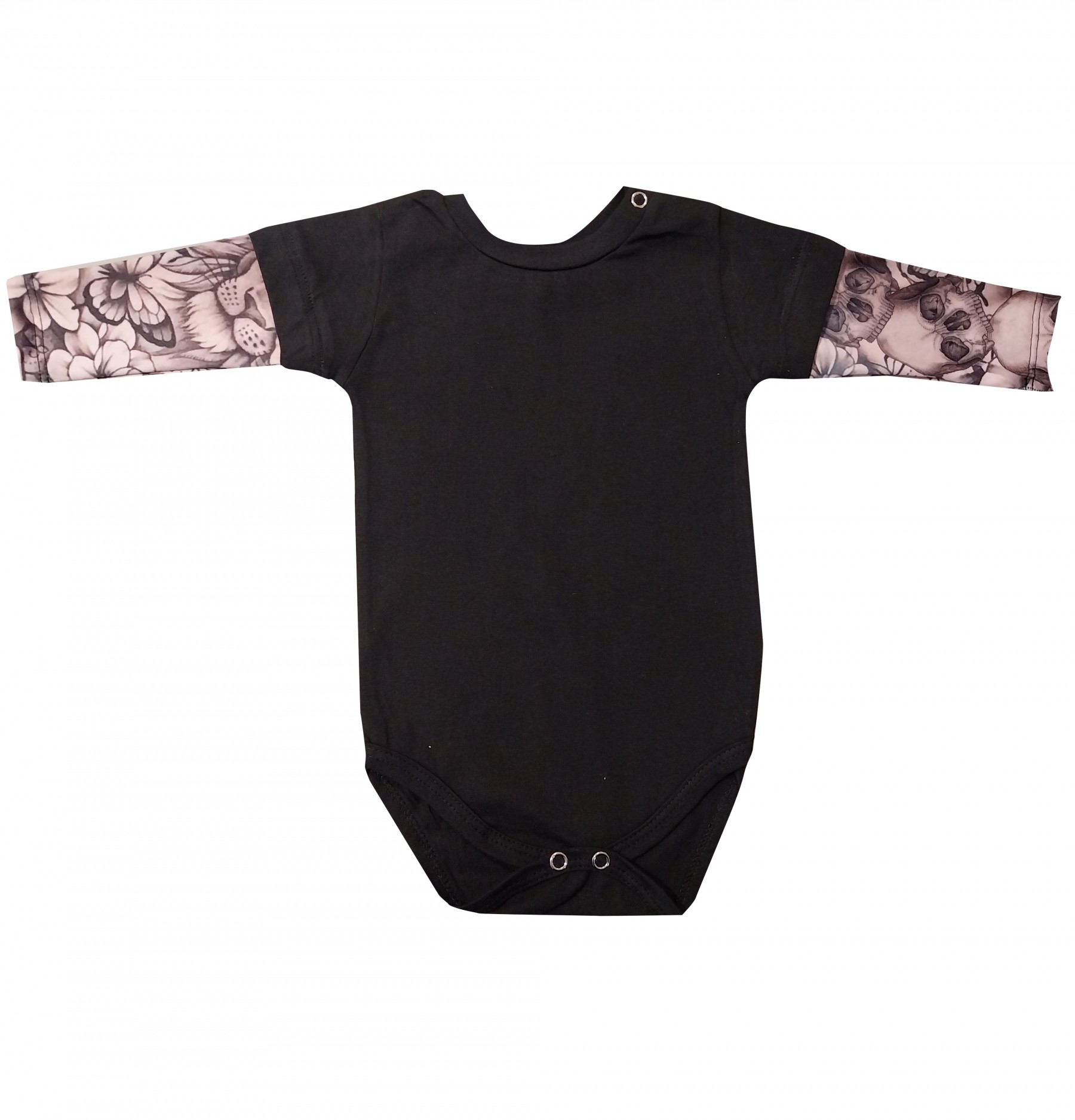 Rock Baby | Body Bebê com Manguinha Tatoo
