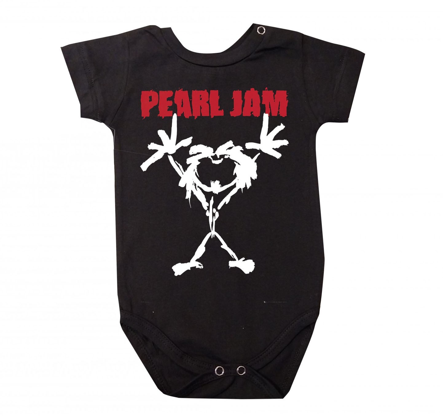 Rock Baby | Body Bebê Rock Pearl Jam Alive preto