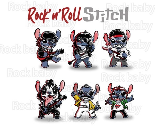 Rock Baby | Body Bebê Rock Stitch