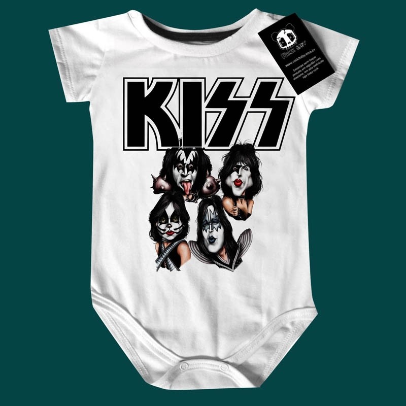 Rock Baby | Body Bebê Rock Kiss